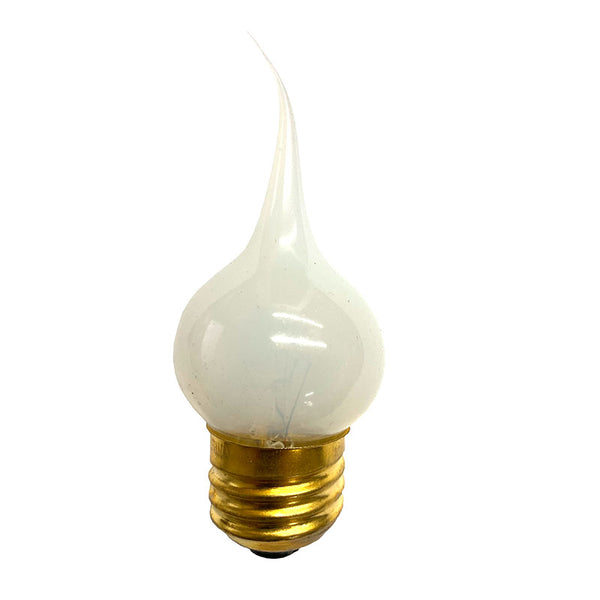 Flame Tip Silicone Light Bulb, Edison Base