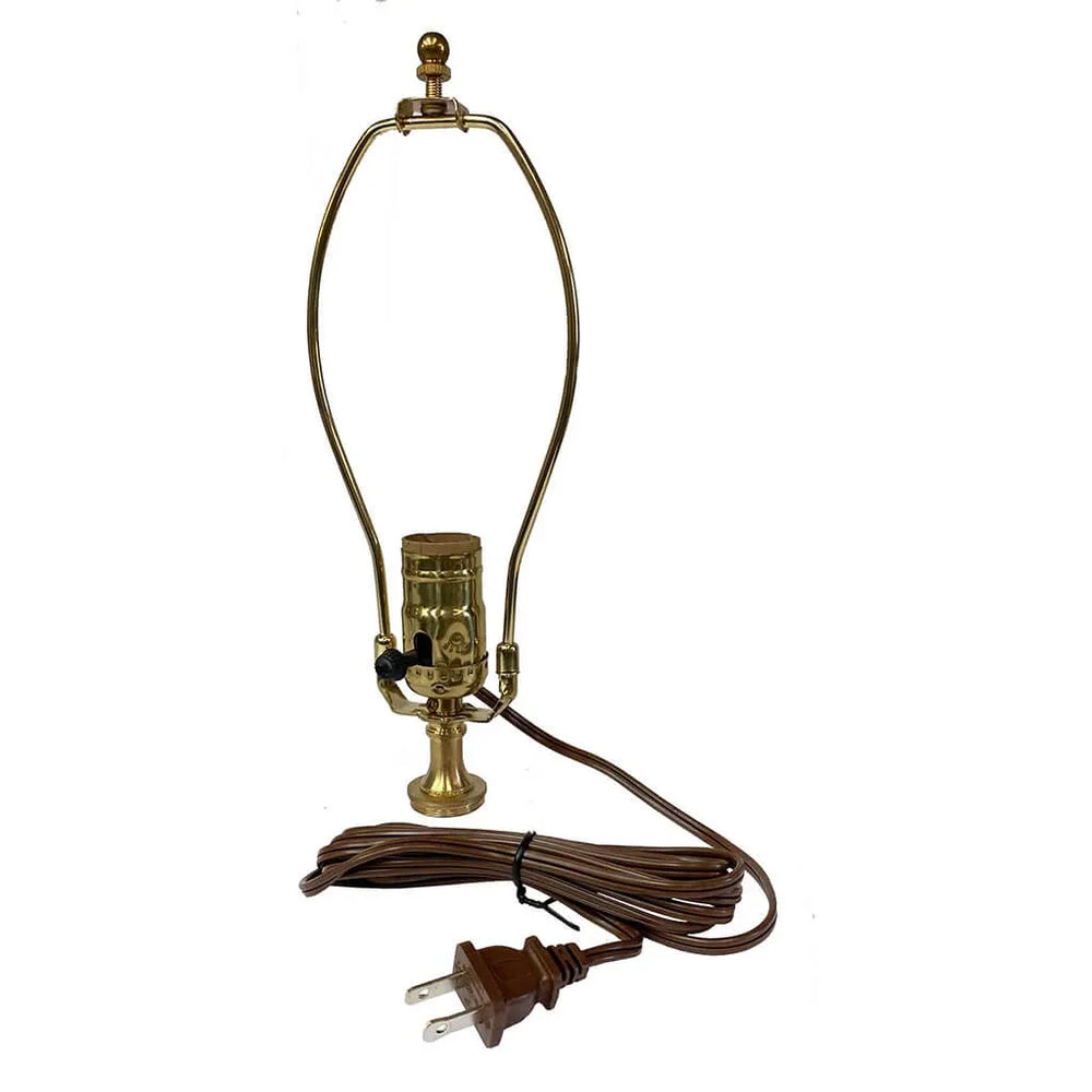 Oil to Electric Lamp Adapter, #2 - Brown