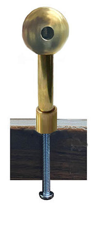 Modern Brass Railing - Minimalist Cabinet Rail