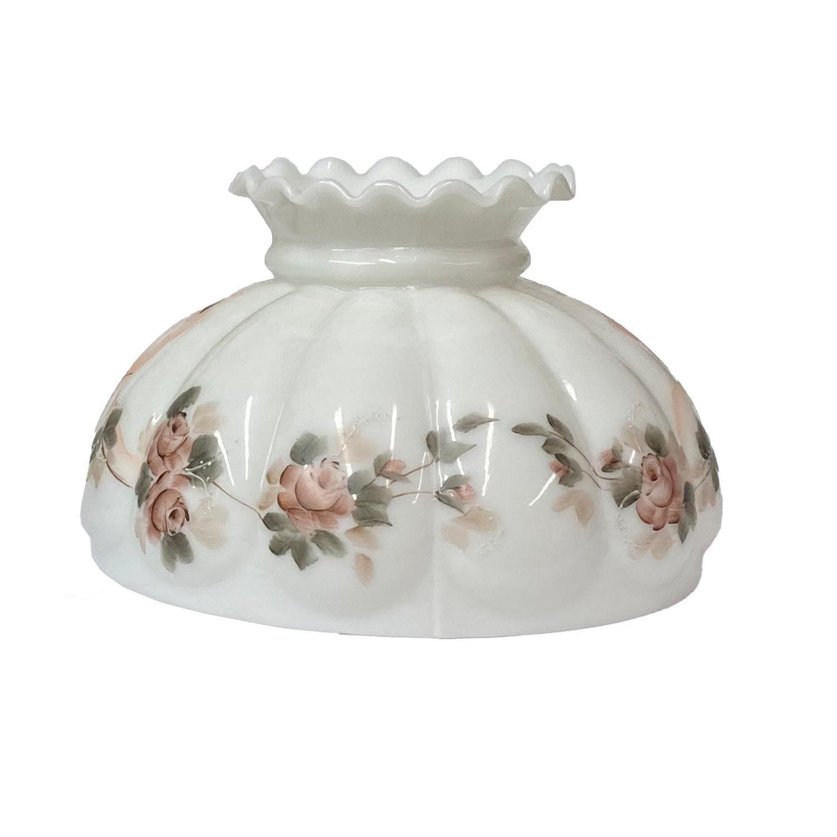 Melon Student Glass Lamp Shade, Decorated - Paxton Hardware