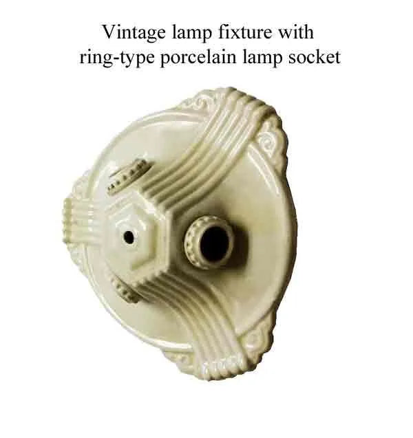 Porcelain Ring-Type Lamp Sockets
