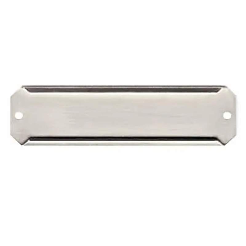 Aluminum Label Card Holders, 1"