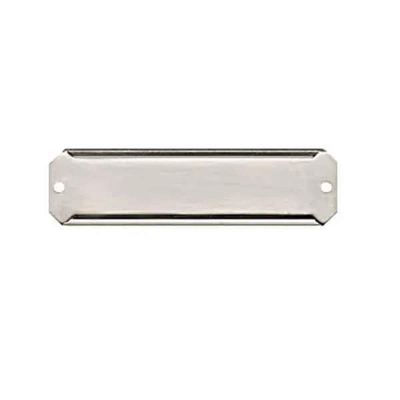 Aluminum Label Card Holders, 3/4"