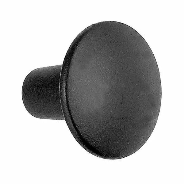 Round Black Retro Knobs, 1-3/8"