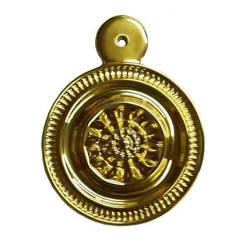 Round Bed Bolt Covers, Polished Brass