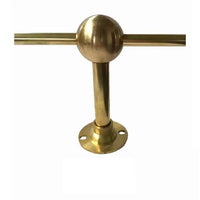 Retro Center Post for Brass Railing